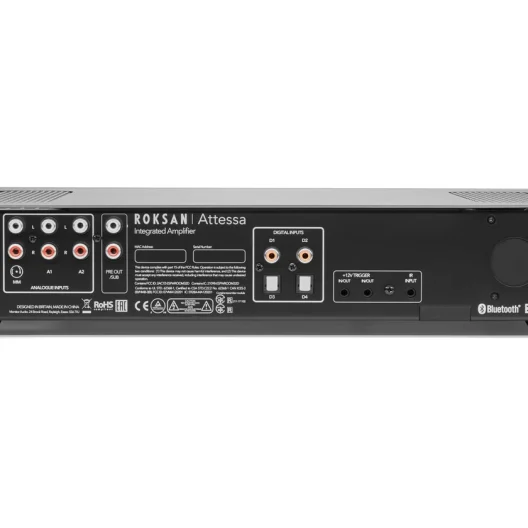 Roksan Attessa Integrated Amplifier (Trade-in) (Black) Audio, Receivers ...